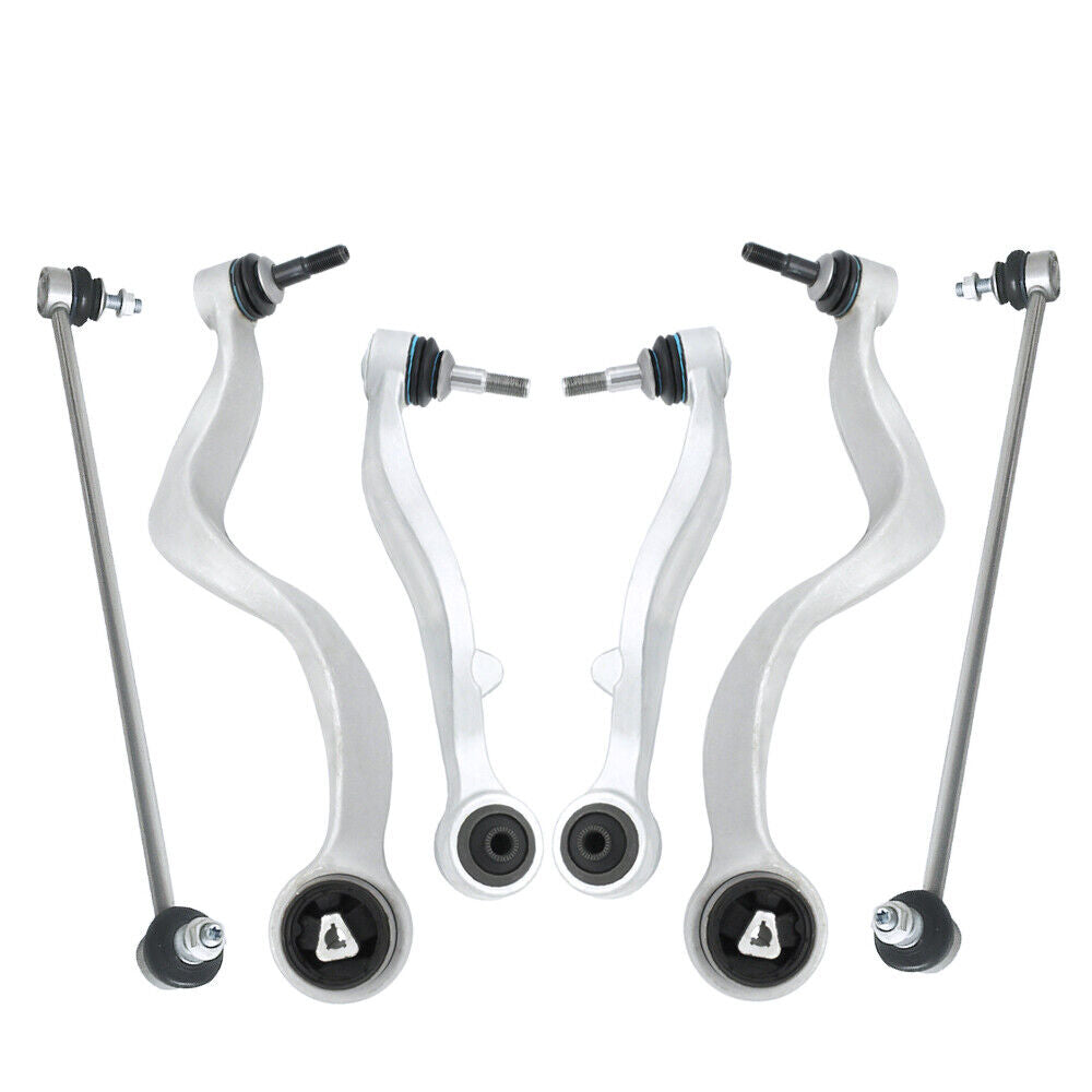 Seguler BMW 7 Series E65 E66 Front LH RH Control Arm & Sway Bar Link T ...