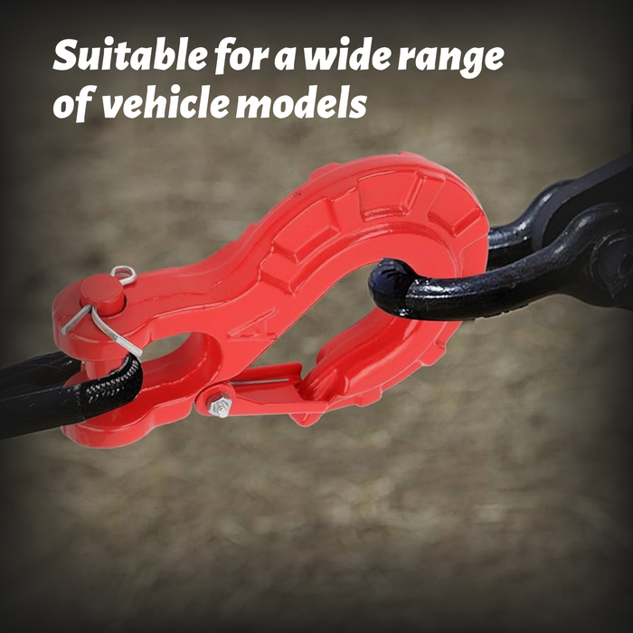 Seguler 3/8" Heavy Duty Forged Steel Winch Hook 33,000 lbs Max Strengt ...